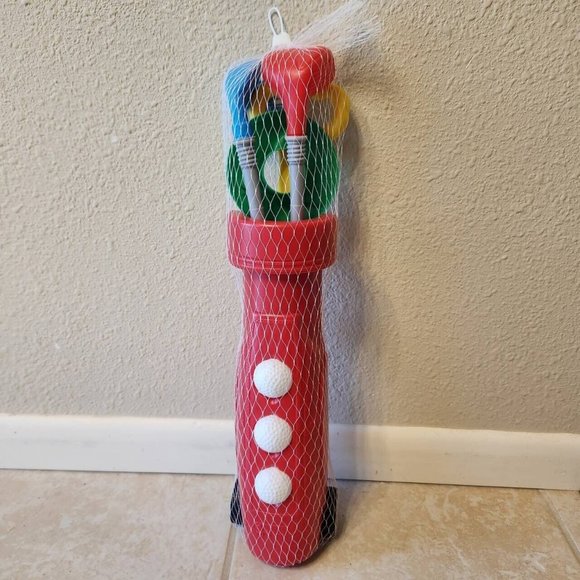 Bring on the Sun | Toys | Kids Golf Caddy Set With 3 Balls 2 Clubs Pull ...